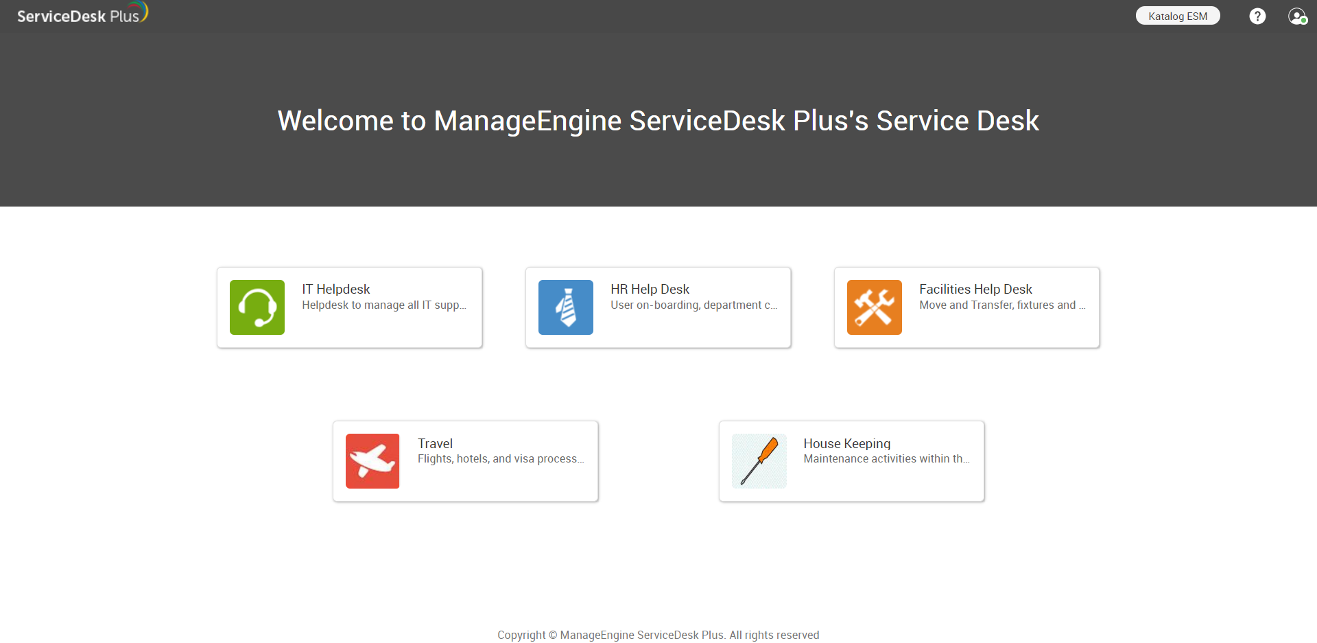 ServiceDesk Plus - MWT Solutions